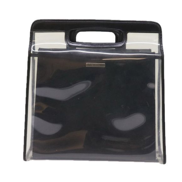 Gucci | Bags | Gucci Black Plastic Handbag Preowned | Poshmark